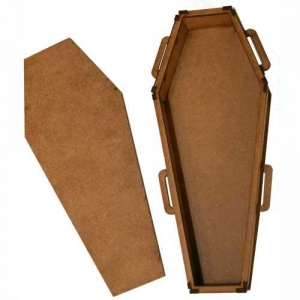 MDF Coffin Kit with Handles